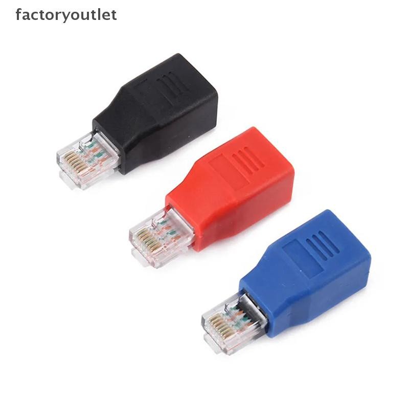 FCMY RJ45 M/F Crossover Adapter Male To Female Crossed Ethernet Cable ...