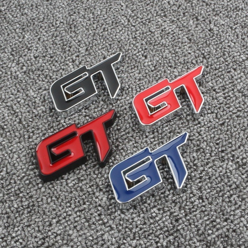 Car Personality Three-Dimensional gt Car Sticker Metal Modification ...