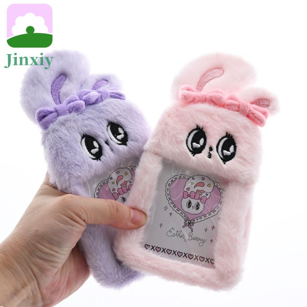 JINXIY Plush Esther Bunny Stuffed Doll, Pearl Necklace Bow Esther Bunny ...