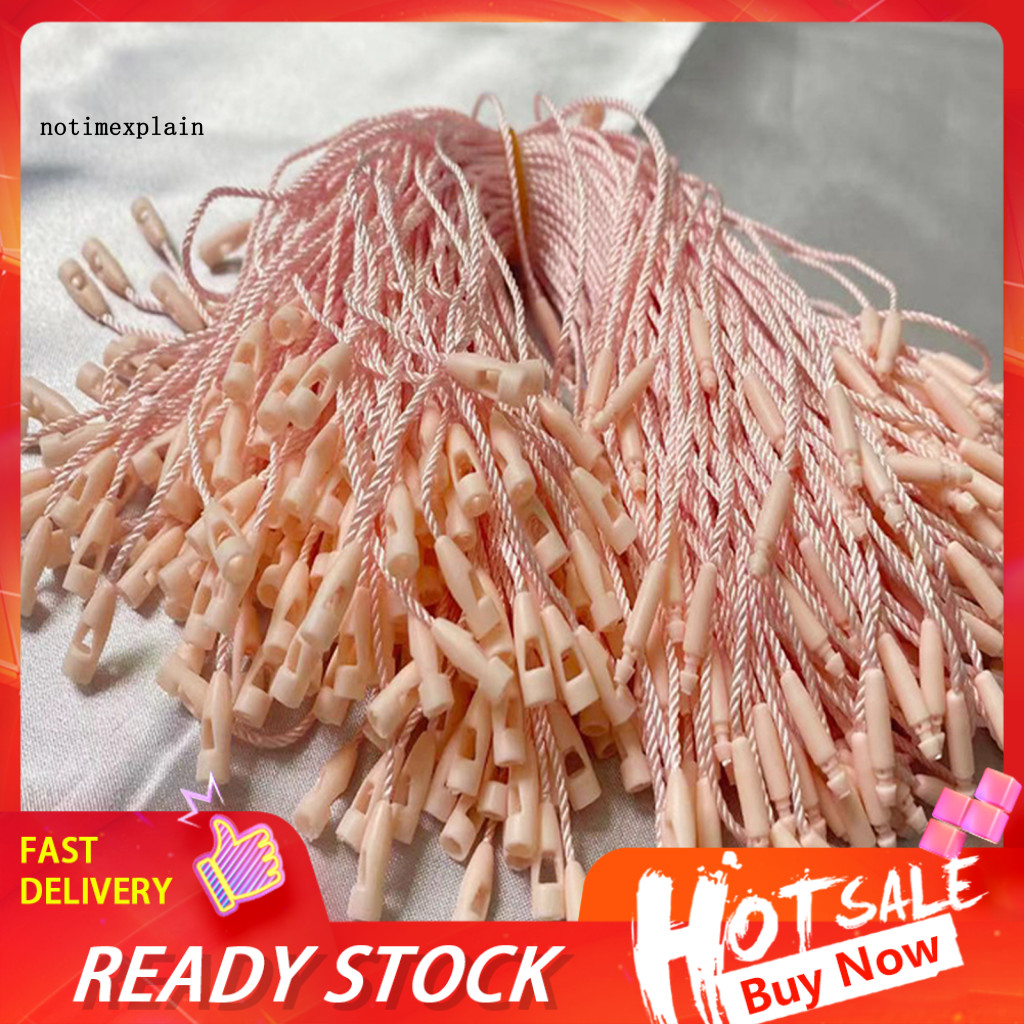 NTA 100Pcs Hang Tag Strings Firmly Tear-resistance Clothes Tag Ropes ...