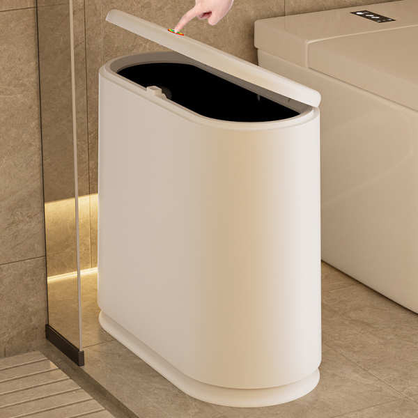 dustbin with cover dustbin kitchen 垃圾桶 Toilet Trash Can Not Dirty Hands ...
