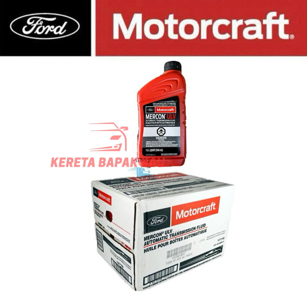 FORD MOTORCRAFT Mercon ULV Auto Transmission Fluid (1L) (10-speeds ...