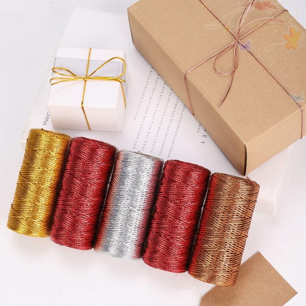BLISS Golden Packing Rope, Cord Tag Rope Gift Packaging Thread ...