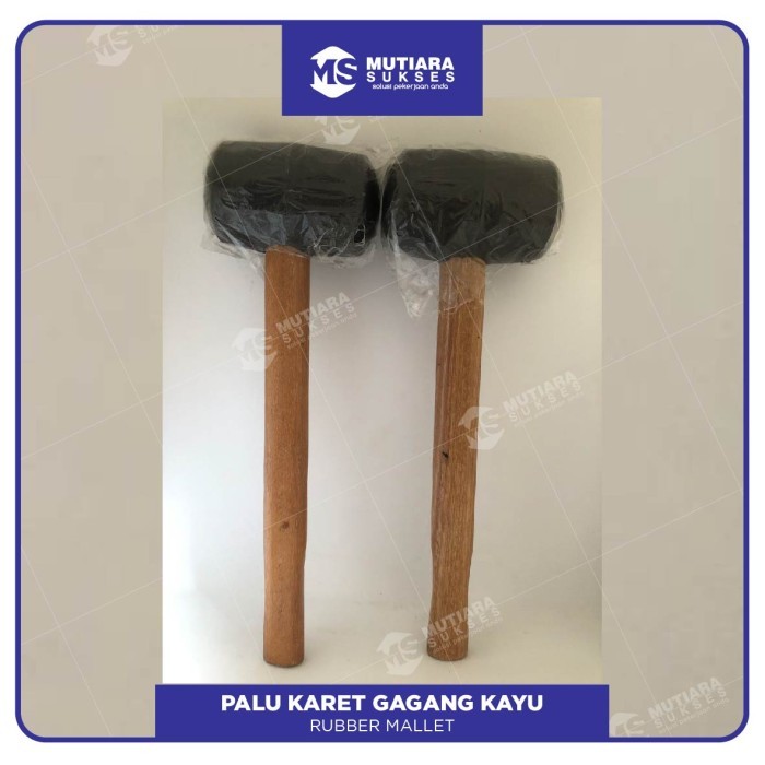 KAYU Wooden Handle Rubber Hammer / Rubber Mallet | Shopee Malaysia