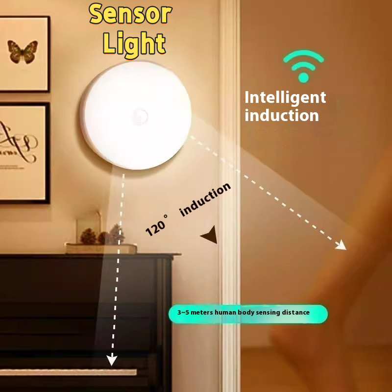 Smart Sensor Auto Light Floor Staircase Toilet Bedroom Bathroom Night ...