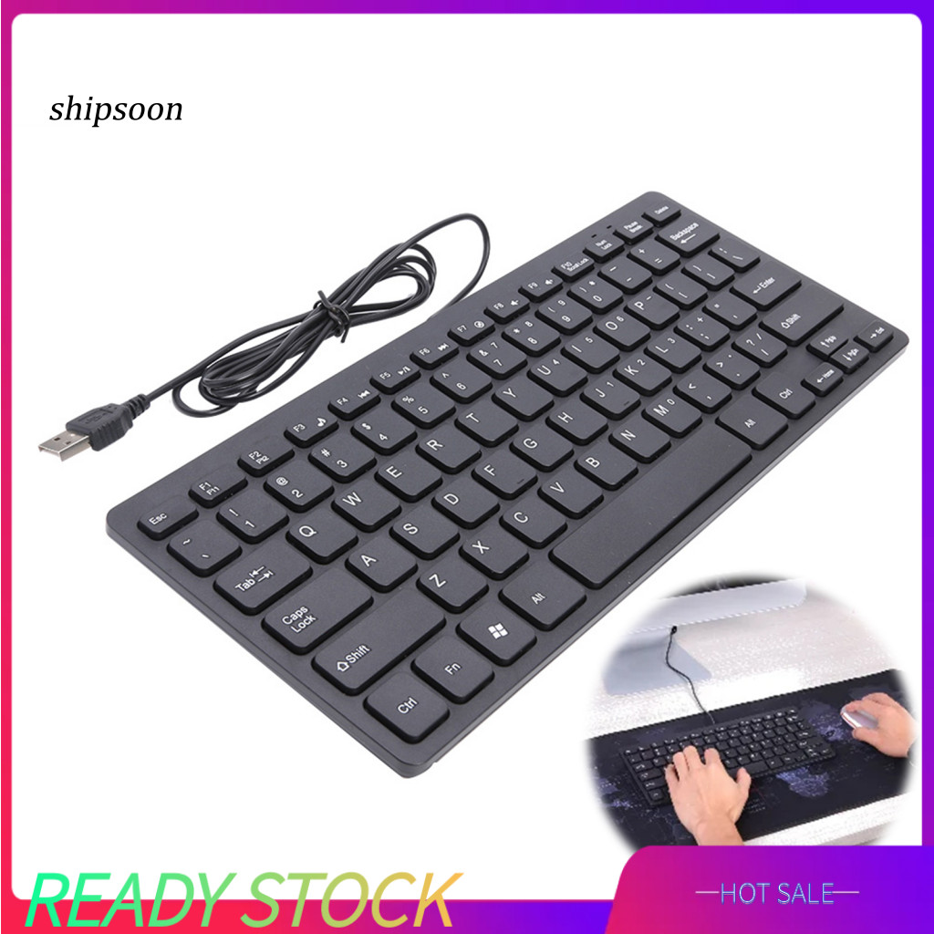 SN Reliable Keyboard Ultra Slim Water-resistant Gaming Keyboard Usb ...
