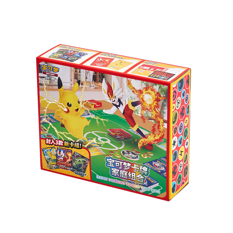 [peng][Wang Yibo Gaya Sama] Permainan Kad Dagangan Pokémon Set Keluarga PTCG Ringkas Cina Tulen ...