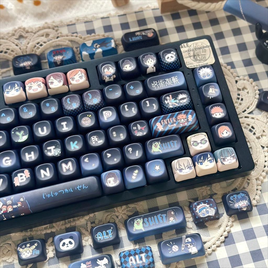 Jujutsu Kaisen Keycap MOA Profile 128 Keys PBT Dye Sublimation Cute ...