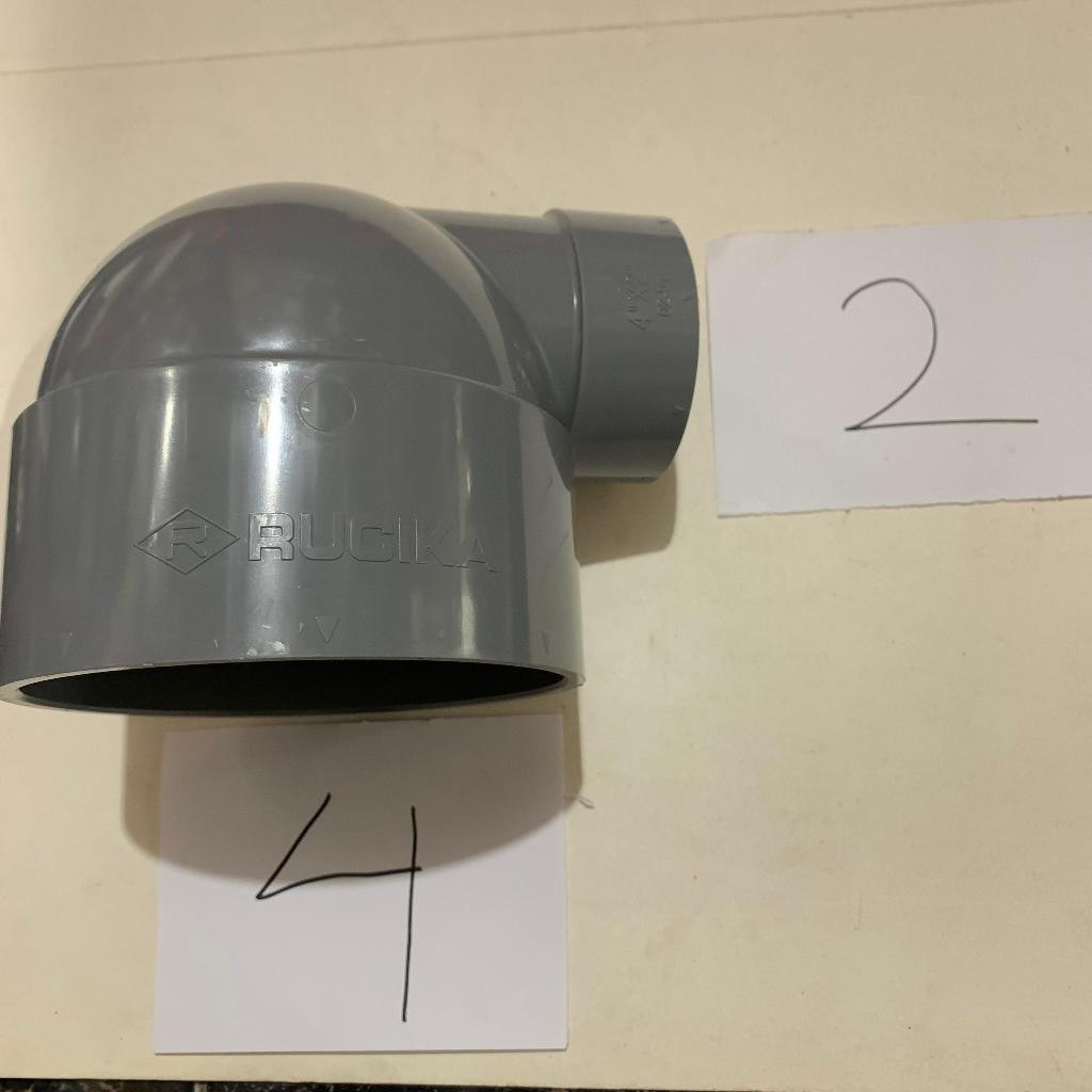 Elbow Increaser 4"x2" RUCIKA/BentKnee RUCIKA PVC Elbow 4"x2" | Shopee ...