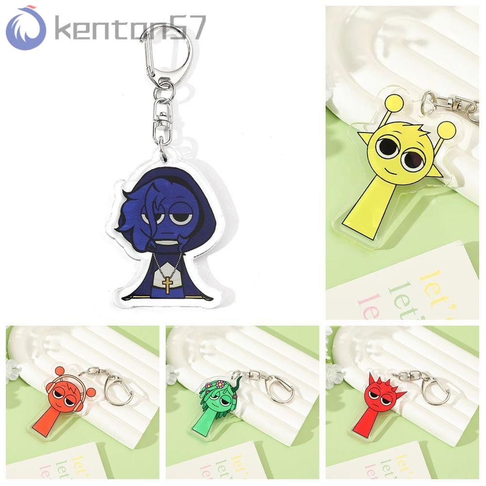 KENTON Incredibox Sprunki Games Keychain, Cute Collection Sprunki ...