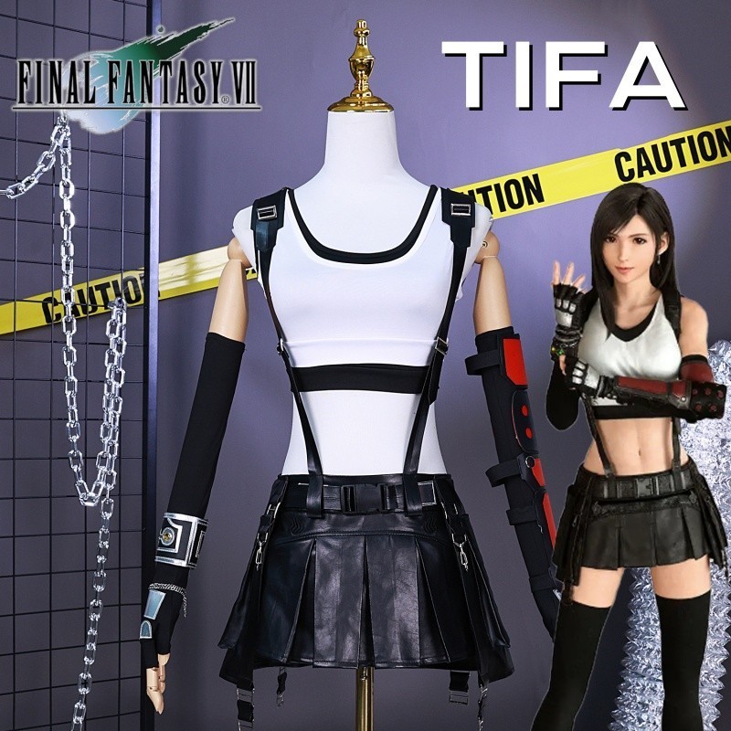 Tifa Lockhart Cosplay Costume Game Final Fantasy Cosplay Costume Set ...