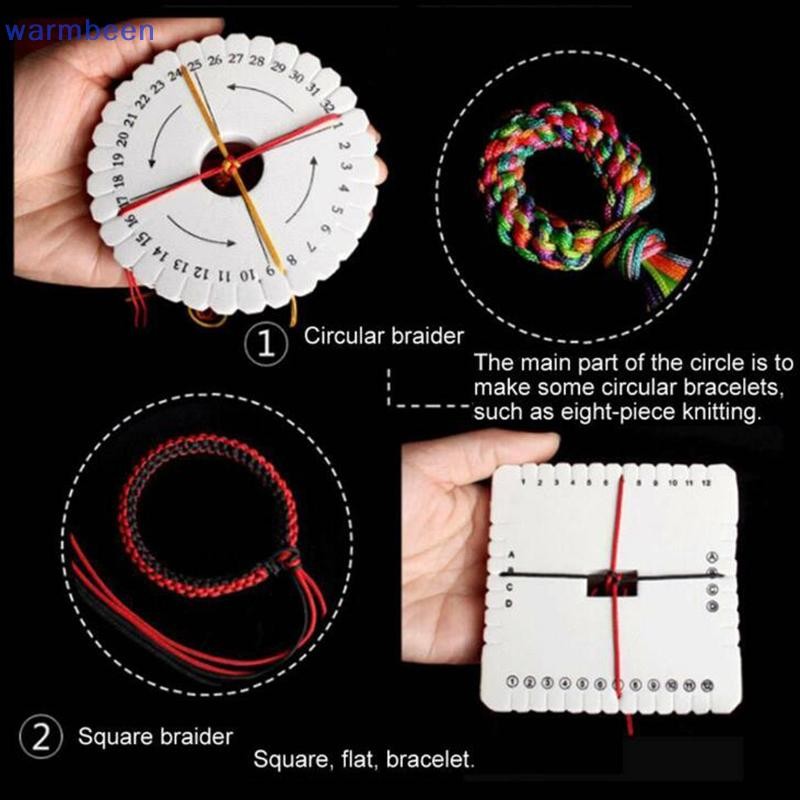 (warmbeen) Kumihimo Beading Cord Disc/Disk Braiding Braided Plate DIY ...