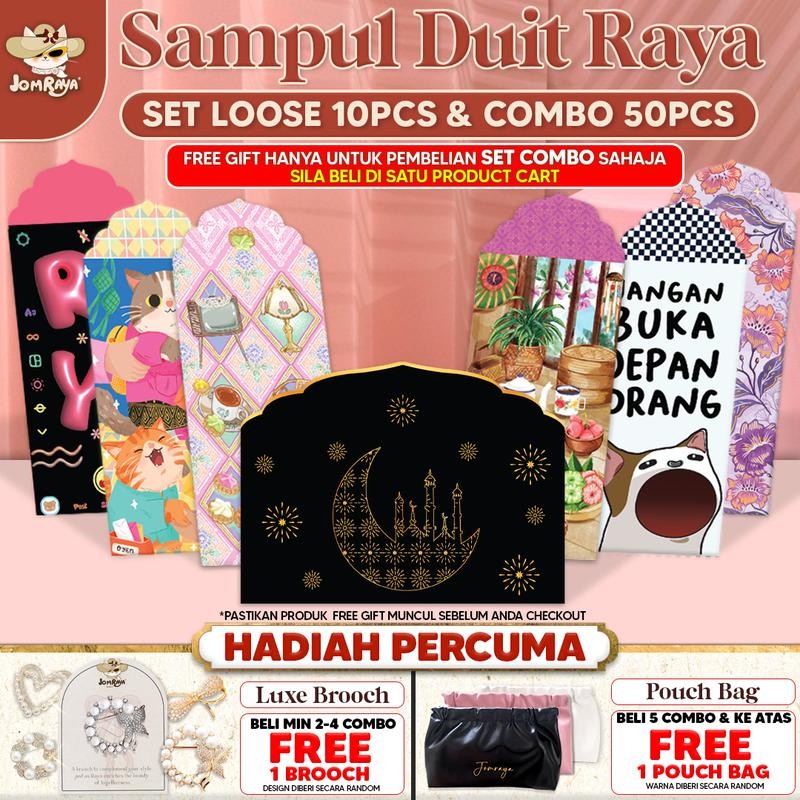 2025 SAMPUL DUIT RAYA VIRAL (10's/50's/Pkt)-(PKT) Jomraya Beli 2 Combo ...