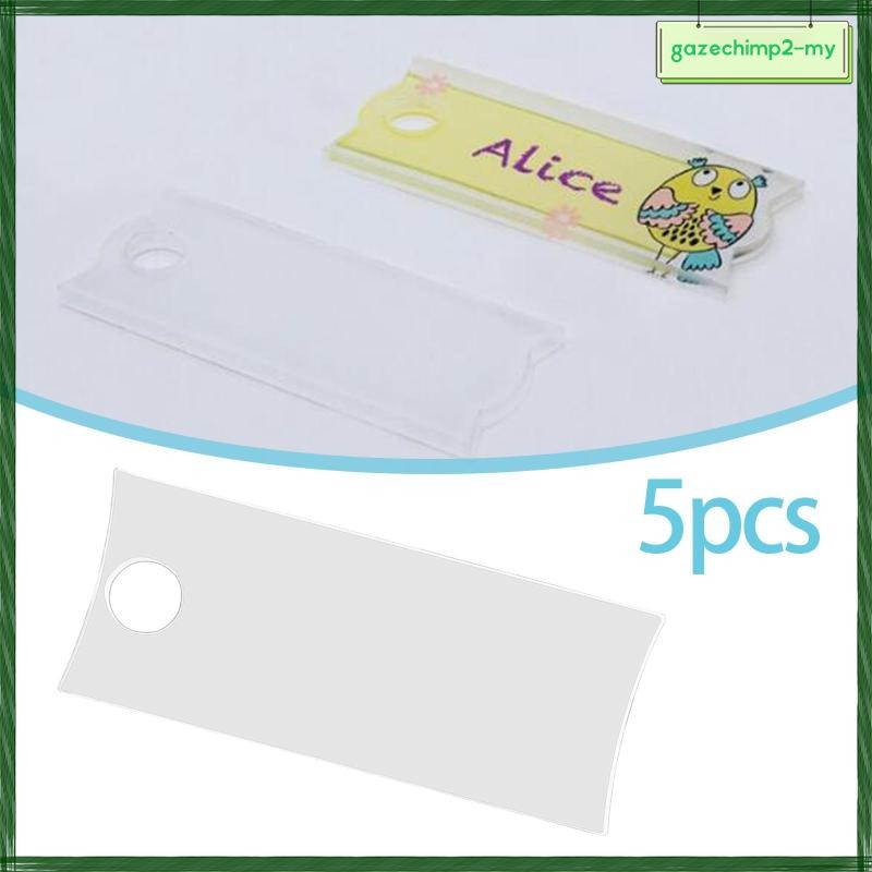 [GazechimpecMY] 6Pcs Sublimation Name Plates Name Tag Stylish Identify ...