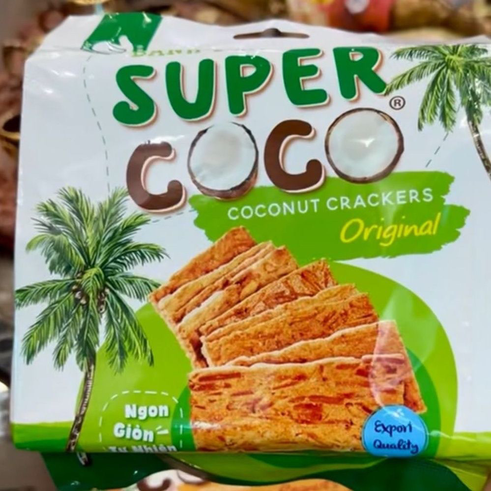 Vietnam Original Baked Coconut Chips Peanut Coconut Chips Biscuits ...