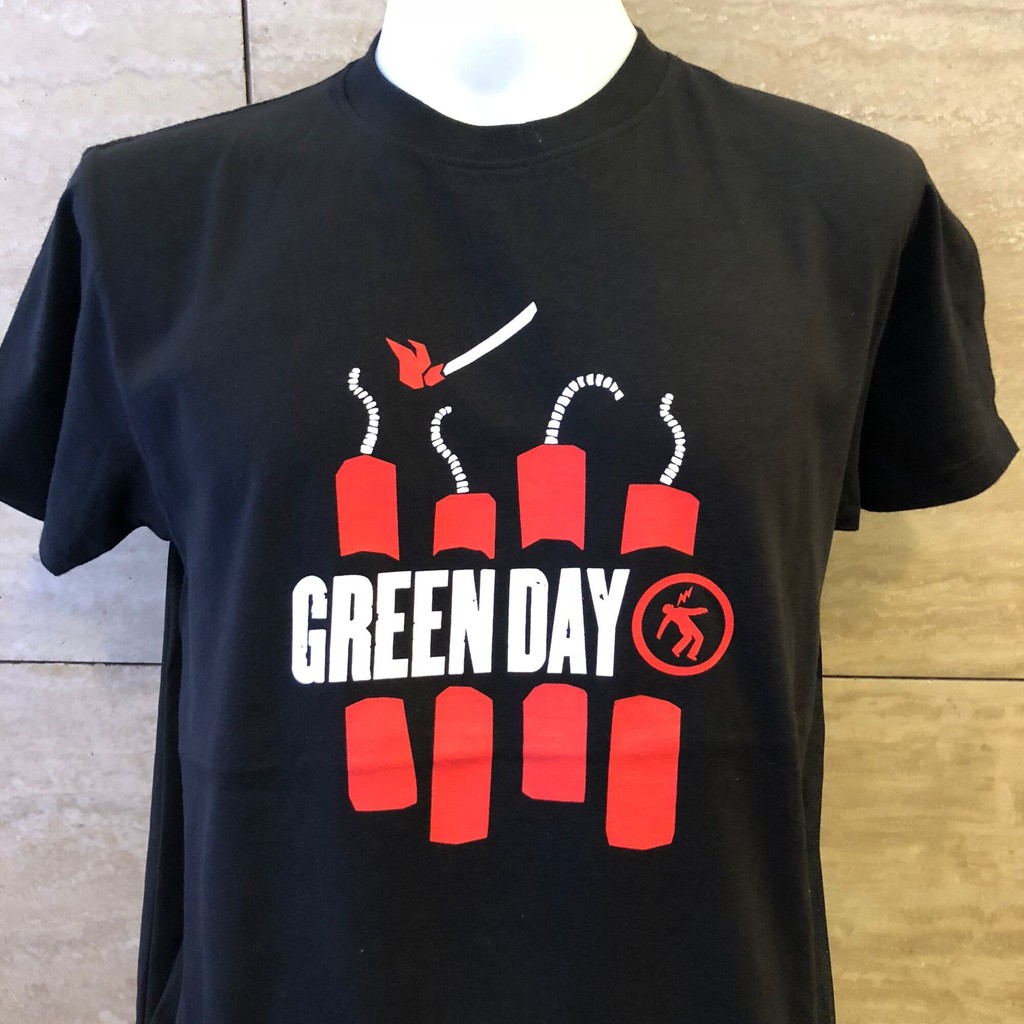 Green day dynamite GD rock t shirt ( front and back view) | Shopee Malaysia