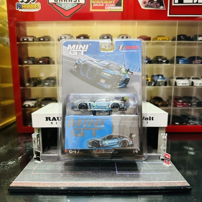 Mini GT CHASE 647 BMW M4 GT3 97 Turner Motorsport 2023 IMSA Laguna Seca ...