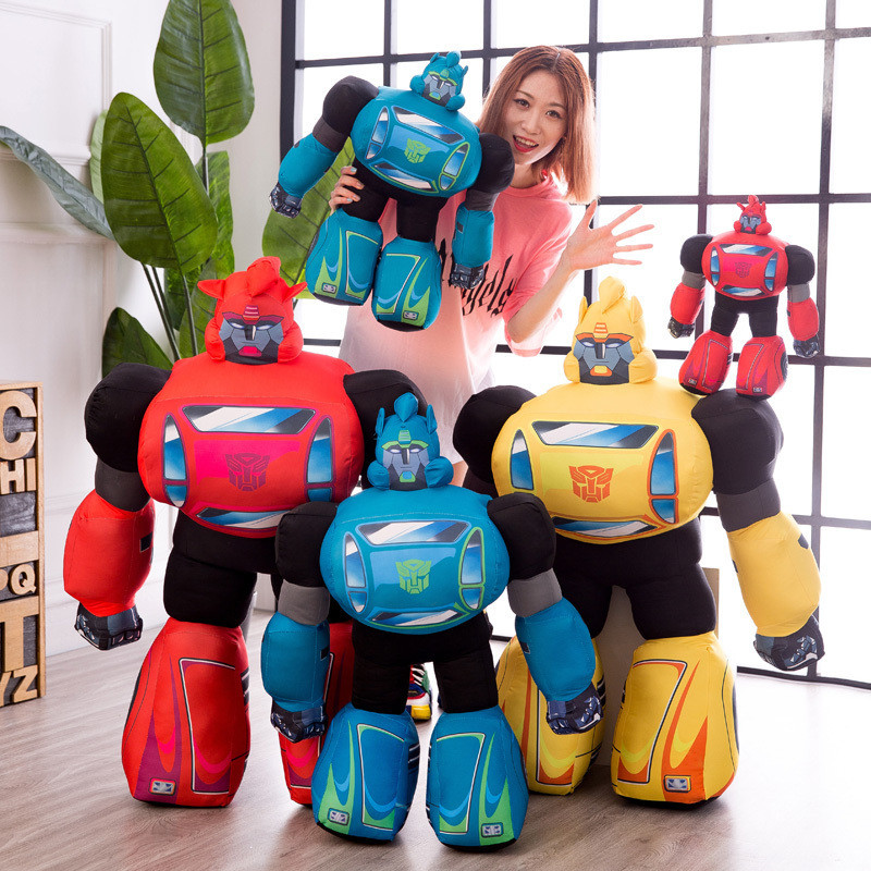 【Ready Stock】transformers plushie Optimus Prime Bumblebee Megatron ...