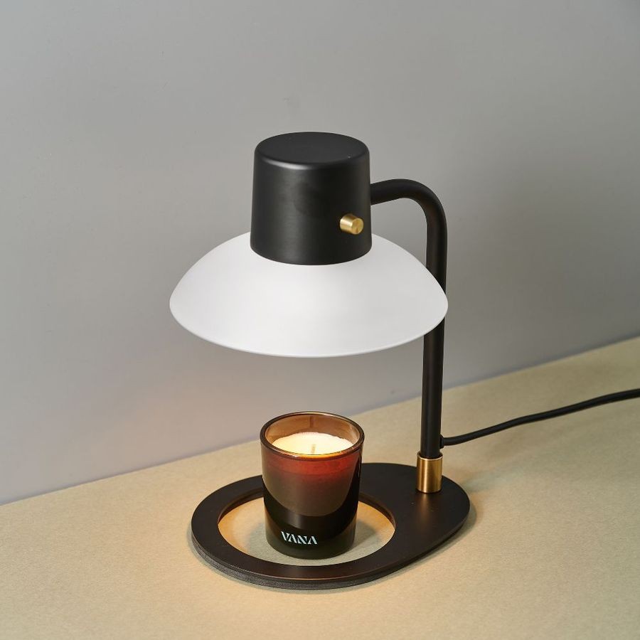 VANA Scented Candle Warm Lamp/Melting Wax Lamp/Kos No. 11 Minimalist Style/Quiet Black eslite ...