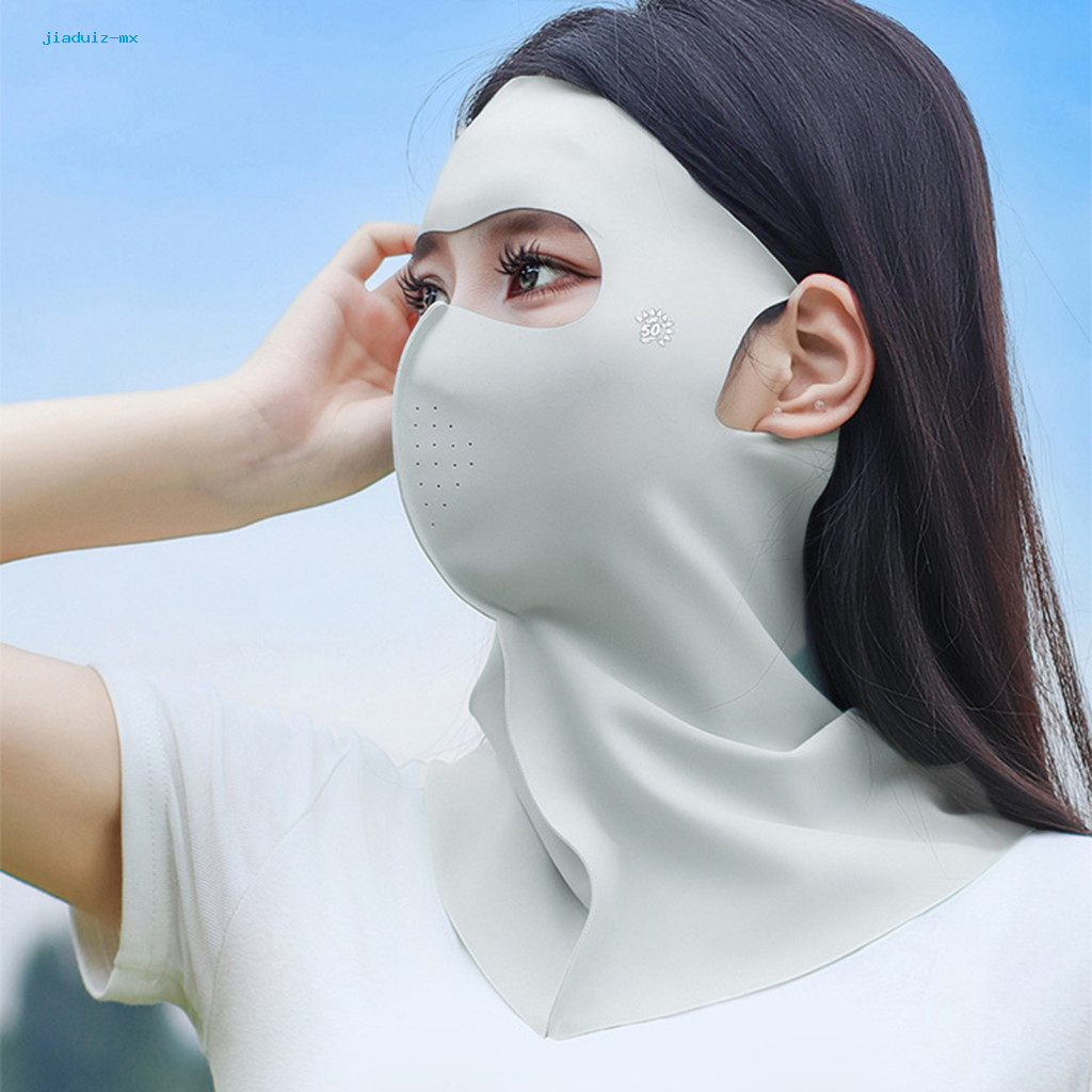 jiaduiz Face Guard with Extended Hem Ear Hook Sun Shield Sun Protection ...