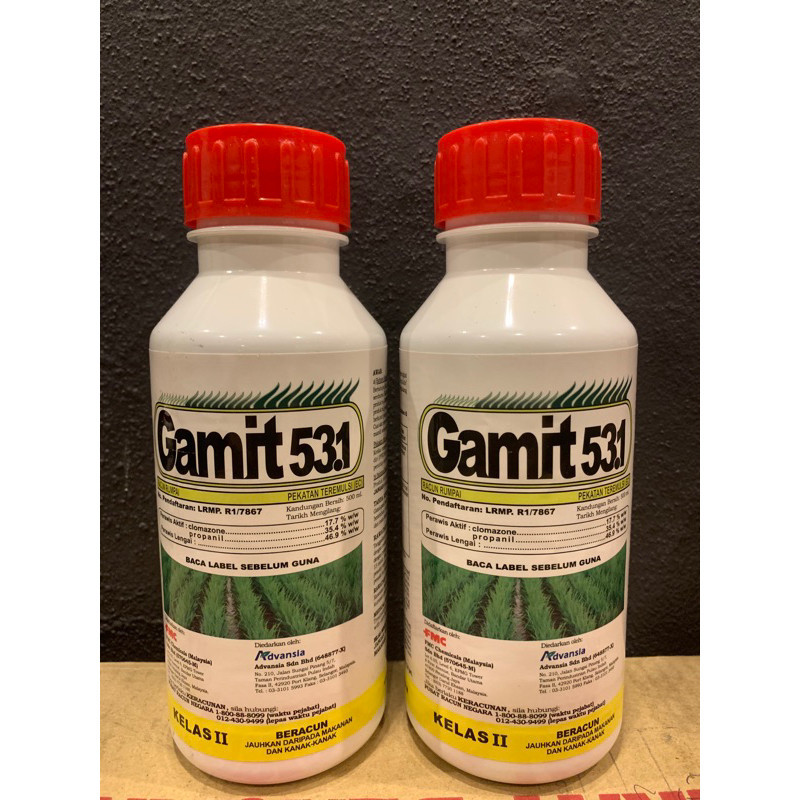[ORIGINAL] 500ML GAMIT 53.1 FMC RACUN RUMPAI PADI/RUMPUT PADI BURUNG ...