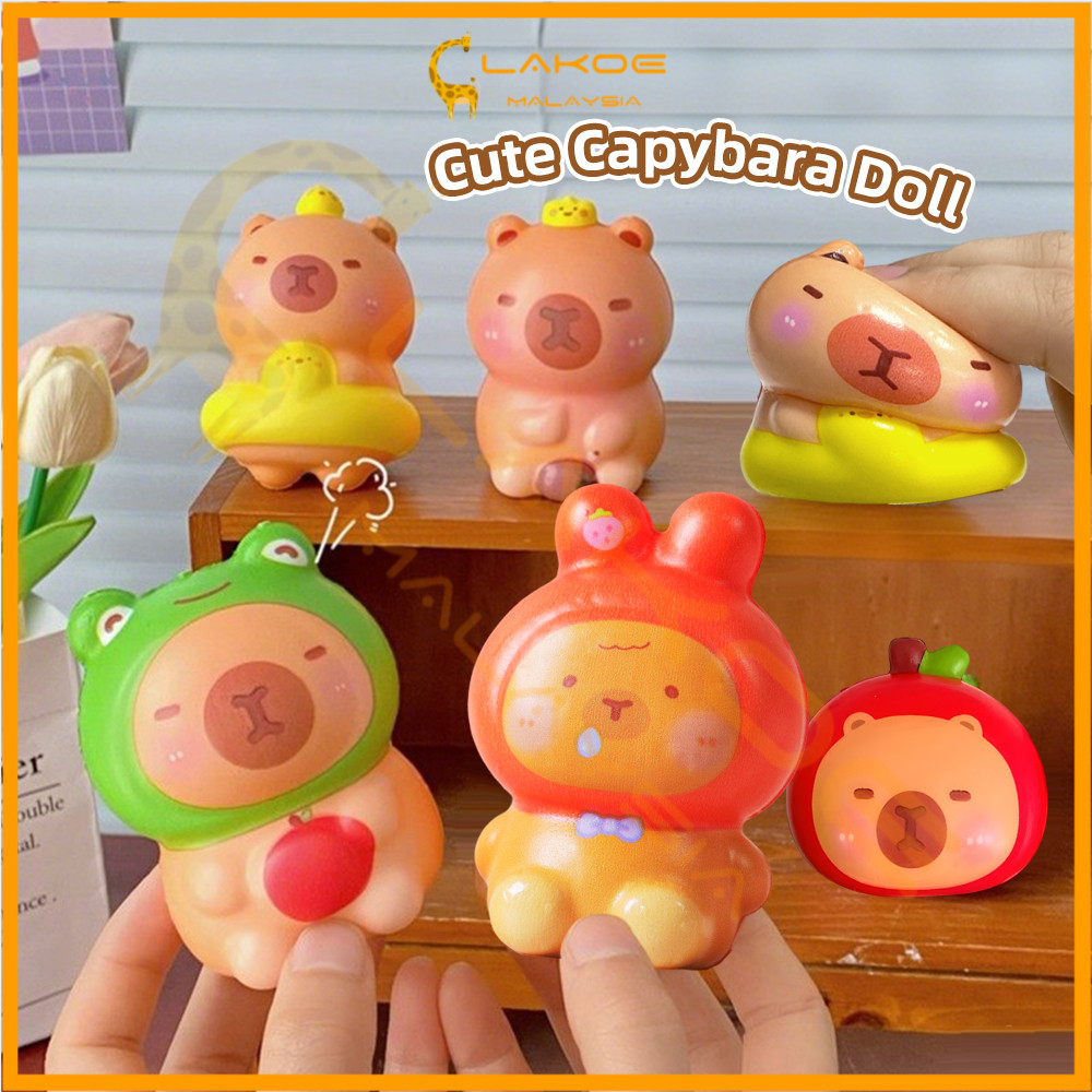 lakoe Capybara Slow Rebound Squishy Capybara Squeeze Decompression Toys ...