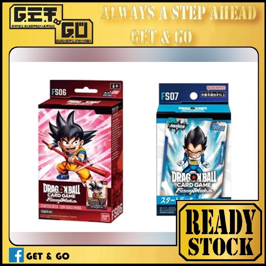 [READY STOCK] Bandai Carddass Dragon Ball Super Card Game Fusion World Start Deck FS06/07 ...