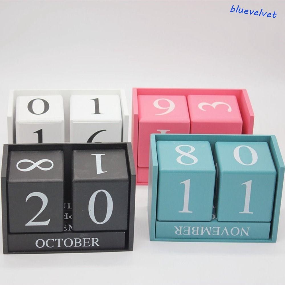 BLUEVELVET Building Blocks Calendar, Eternal Blocks Pastoral Style ...
