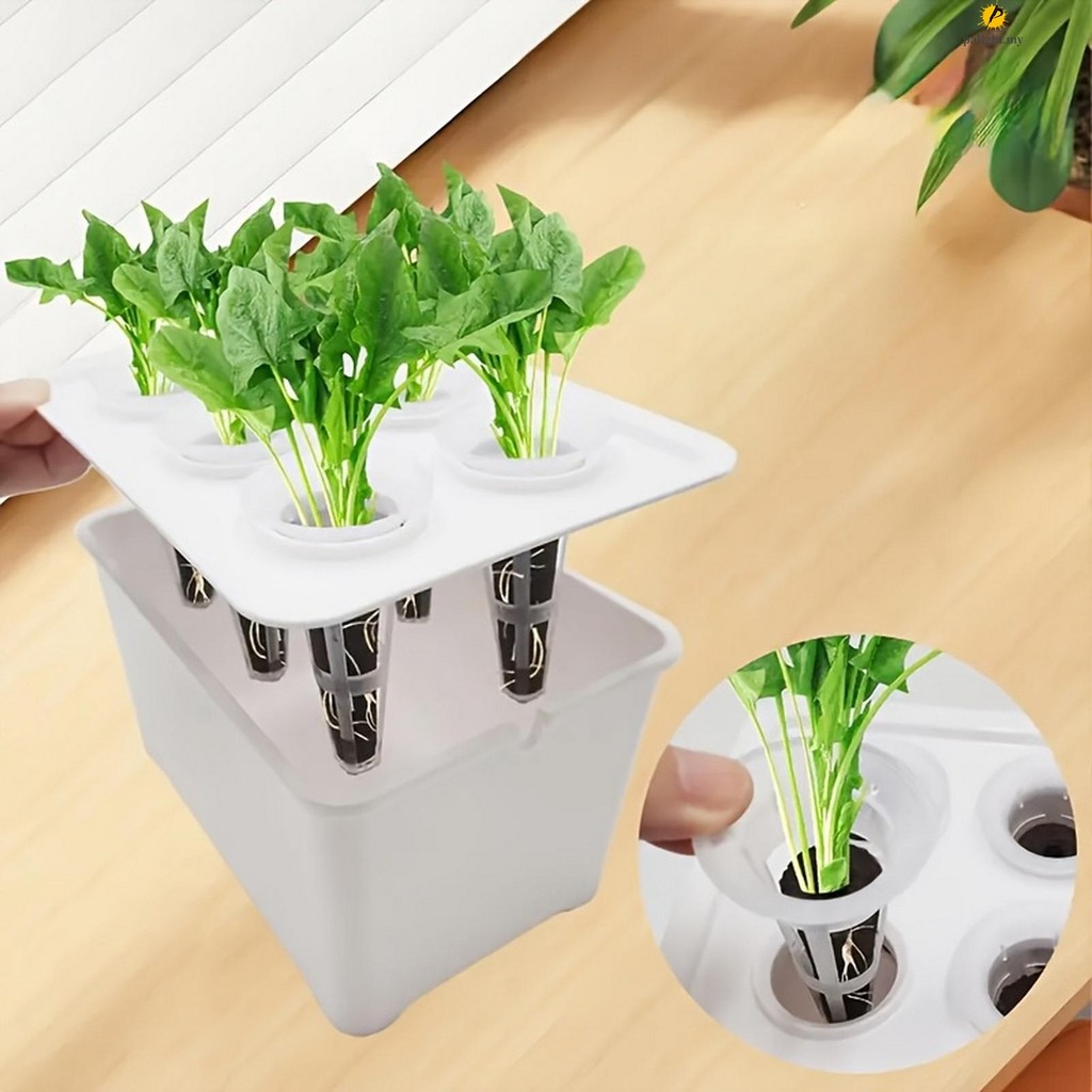 Indoor Hydroponics Grower Kit Hydroponic Grow Set with Seedling Cups ...