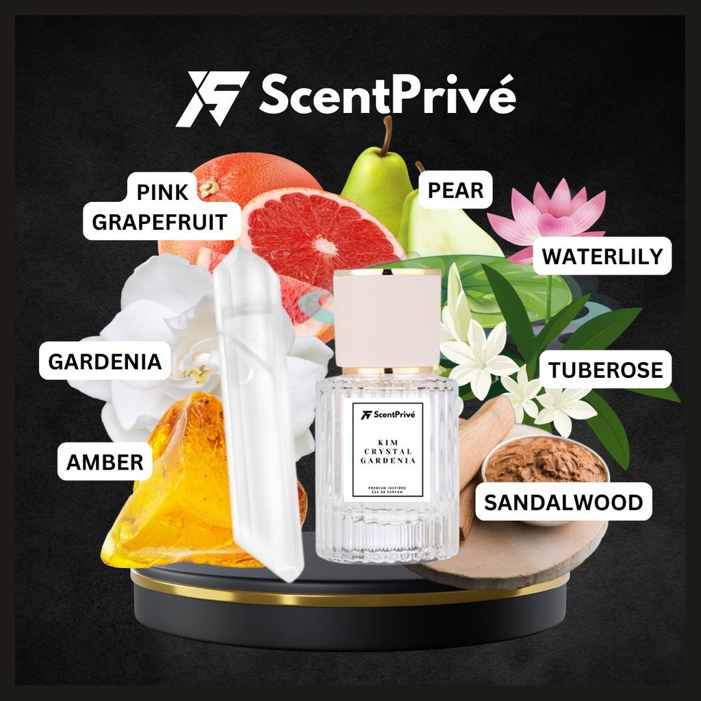 SCENT PRIVE KIM CRYSTAL GARDENIA INSPIRED PERFUME HIGH QUALITI TAHAN ...