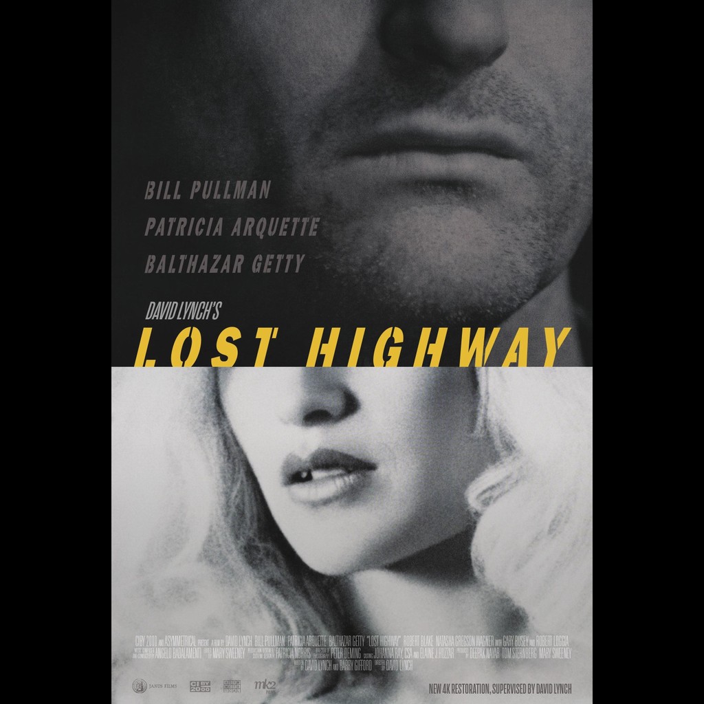 Poster Sutra Seni Filem Lost Highway 1997 Langka - Hiasan Dinding untuk ...
