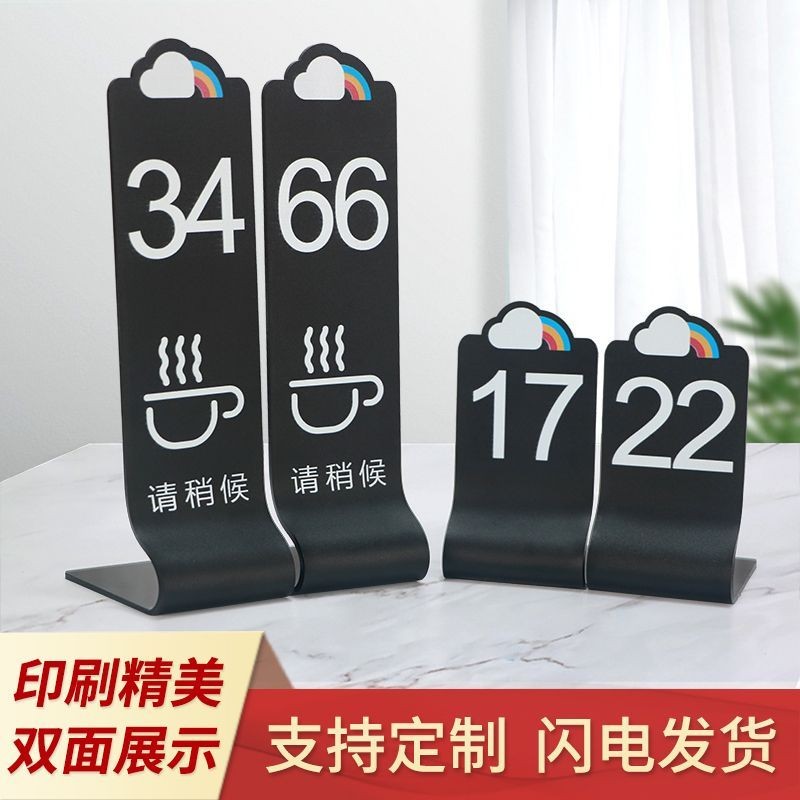 Creative Acrylic Table Number Plate Table Card Table Number Plate Menu ...