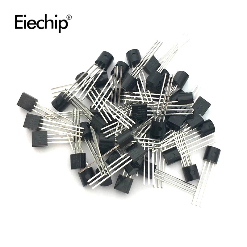 50pcs/set TO-92 transistor TL431A TL431 2N2222 2N3904 BC327 BC337 S8550 ...