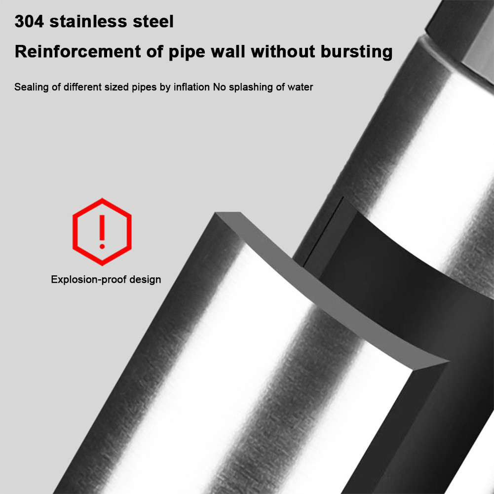 Pipe Plunger High Pressure Electric Toilet Plunger Stainless Steel Air ...