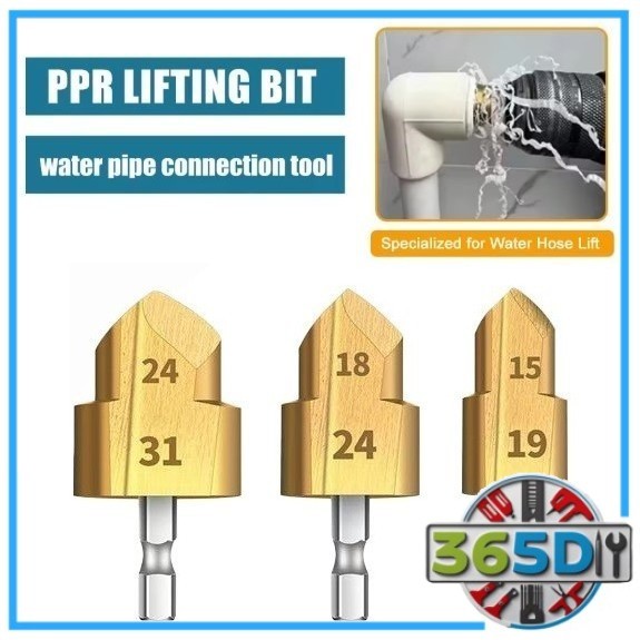 365DIY PPR Lifting Drill Bit Step Socket Water PVC Pipe Expander ...