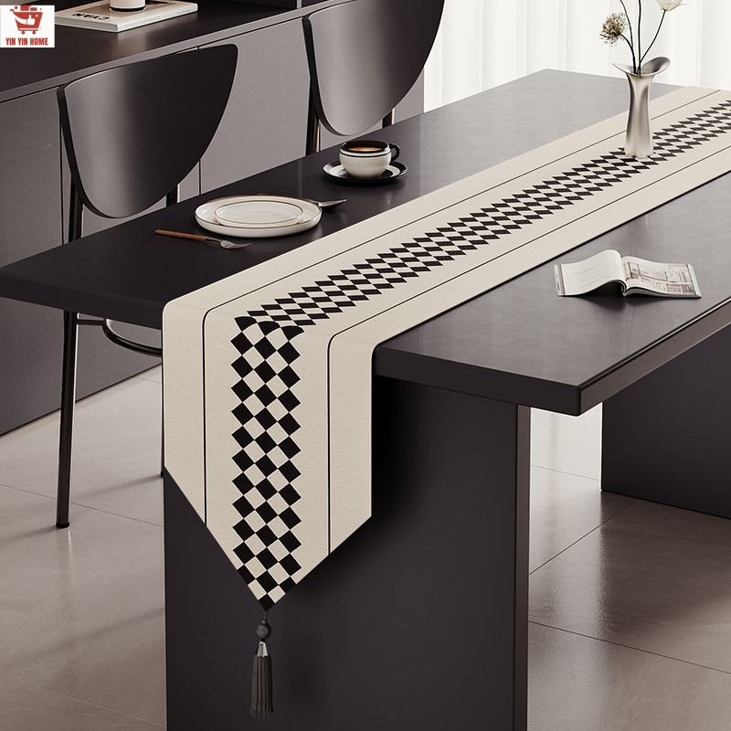American Retro Table Runner Table Middle Long Tablecloth Coffee Table ...