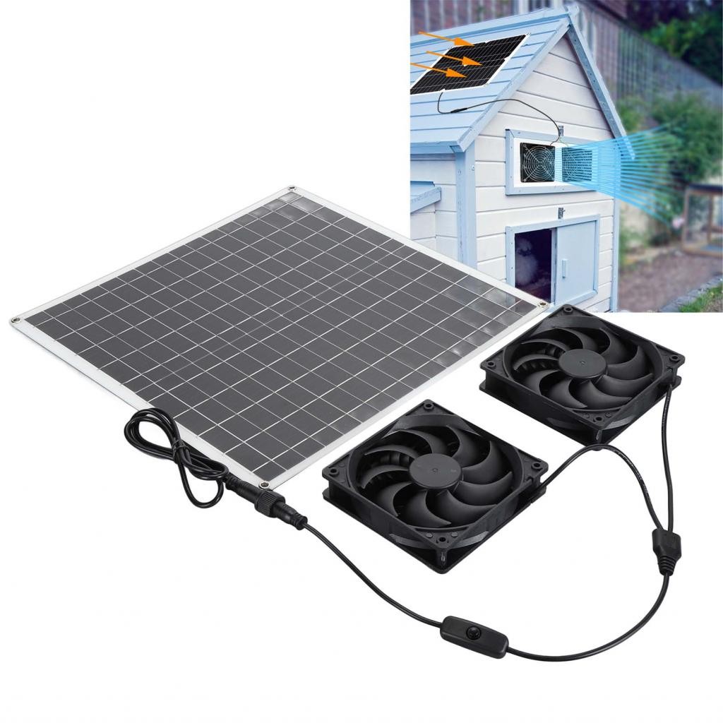 Moonbase Generic Solar Exhaust Fan Panel High Efficiency IP65 ...