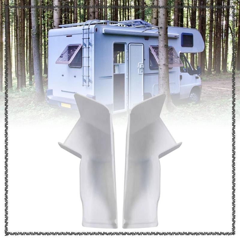 [MCA] 2Pcs RV Gutter Spout Universal Rain Water Runoff Reduce Dirt Rain ...