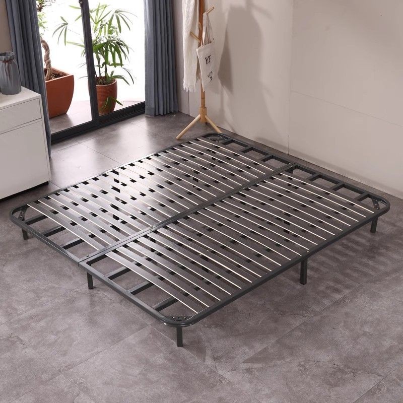 Folding Thickened Row Skeleton Bed Frame Tatami Dragon Skeleton Double ...