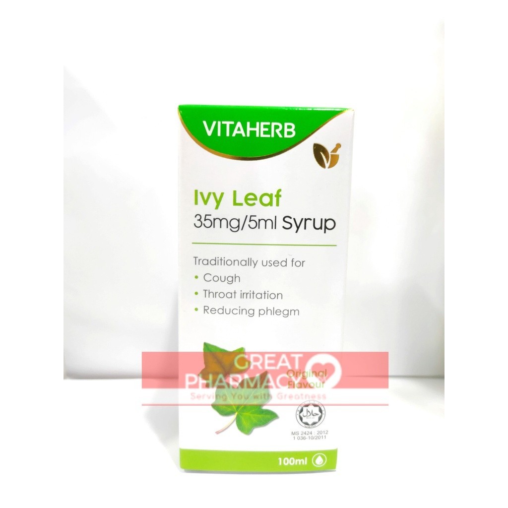 Vitaherb Ivy Leaf 35mg/5ml syrup (Exp: Year End 2026) | Shopee Malaysia