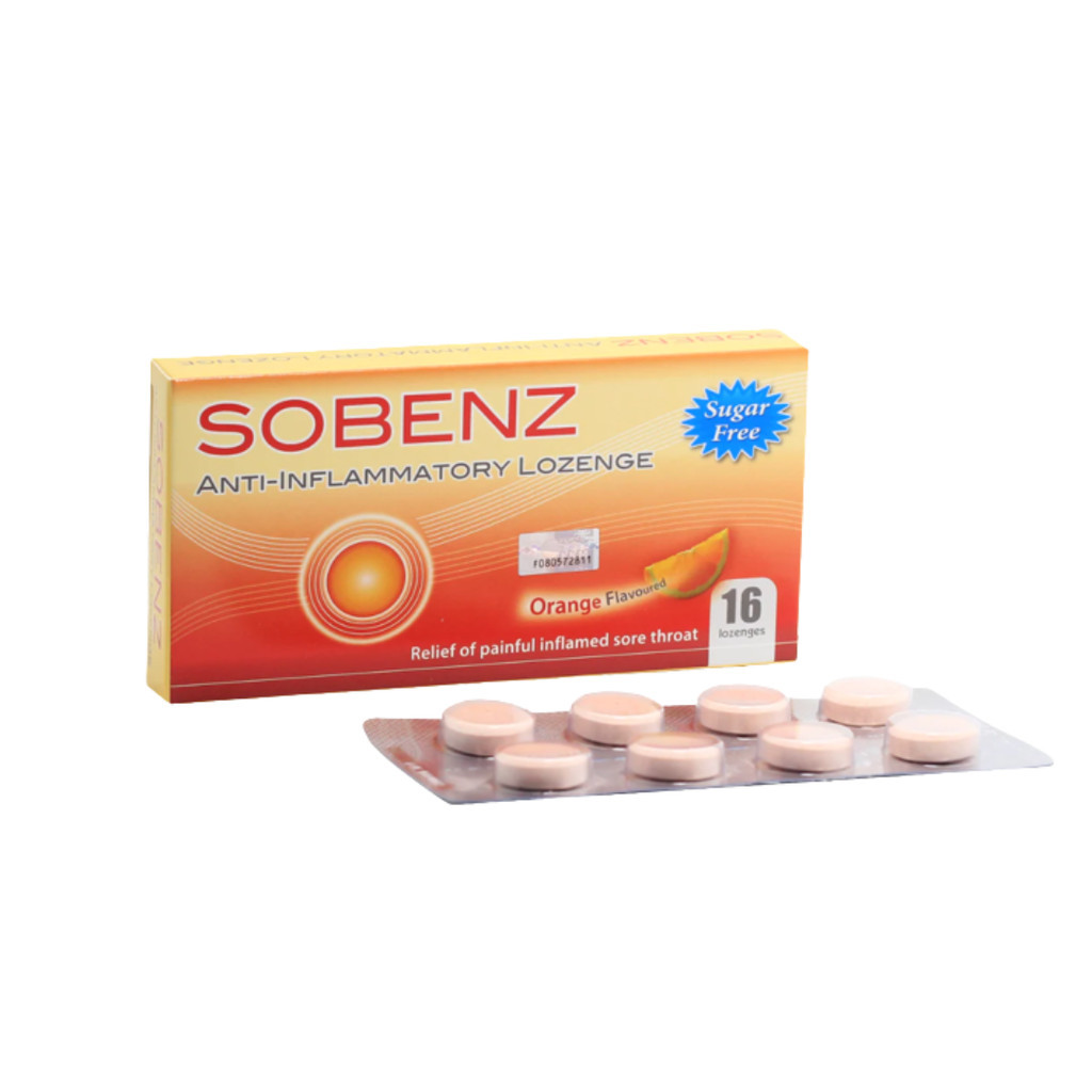 (EXP:N/A)DUOPHARMA SOBENZ ANTI-INFLAMMATORY LOZENGES 16'S (BENZYDAMINE ...