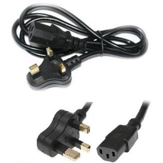 3-Pin Power Cord (No Fuse) - 1.5 Meter suitable for Power Supply ...