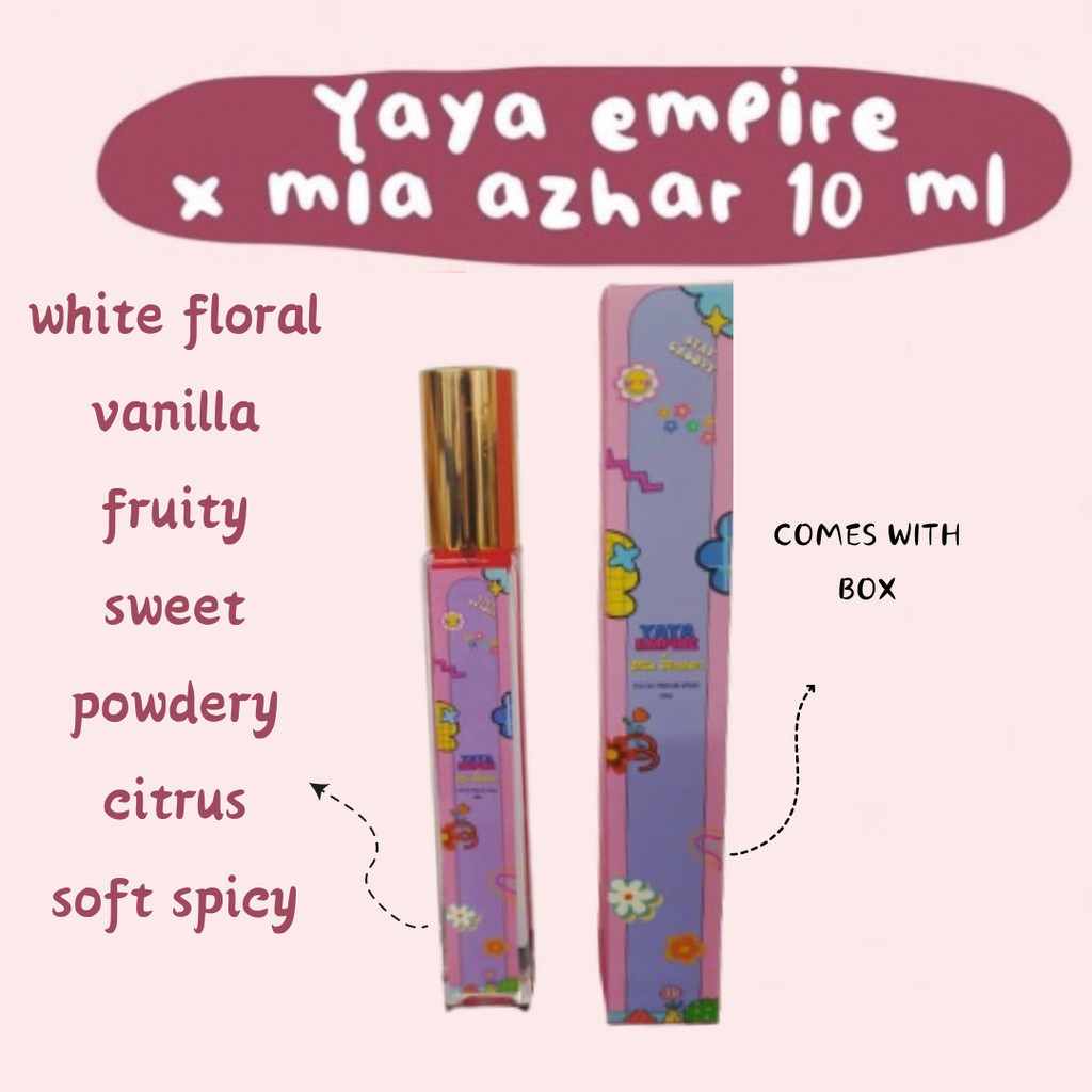 YAYA Perfume 10ml Groovy Mia Azahar Edition With Glitter Tahan 72jam Mesra Solat Bau Manis ...