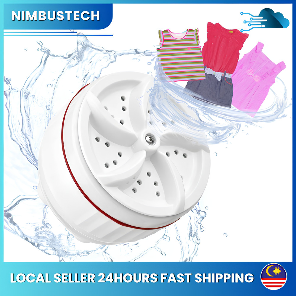 Mini Portable USB Turbine Washing Machine Ultrasonic Travel Portable ...