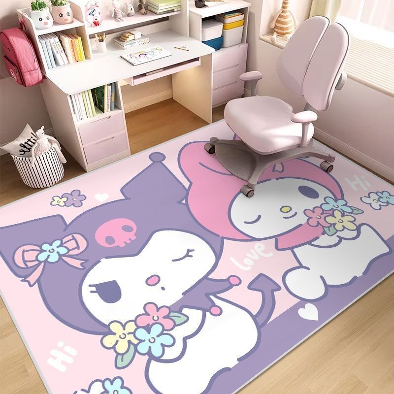 Kuromi kuromi Children's Carpet Cartoon Reading Area Study Table ...