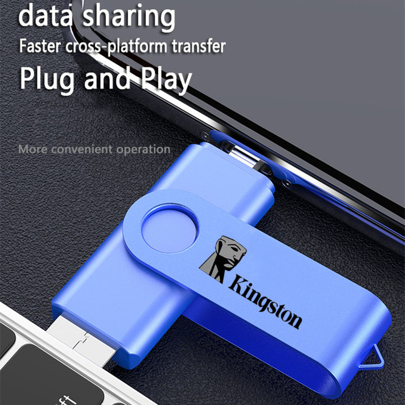 Pendrive flash drive 3 in 1 OTG USB Type C/Micro flash drive 2TB High ...