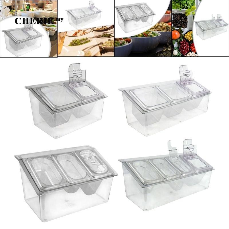 [In Stock] Chilled Condiment Server Taco Party Garnish Removable Cups ...