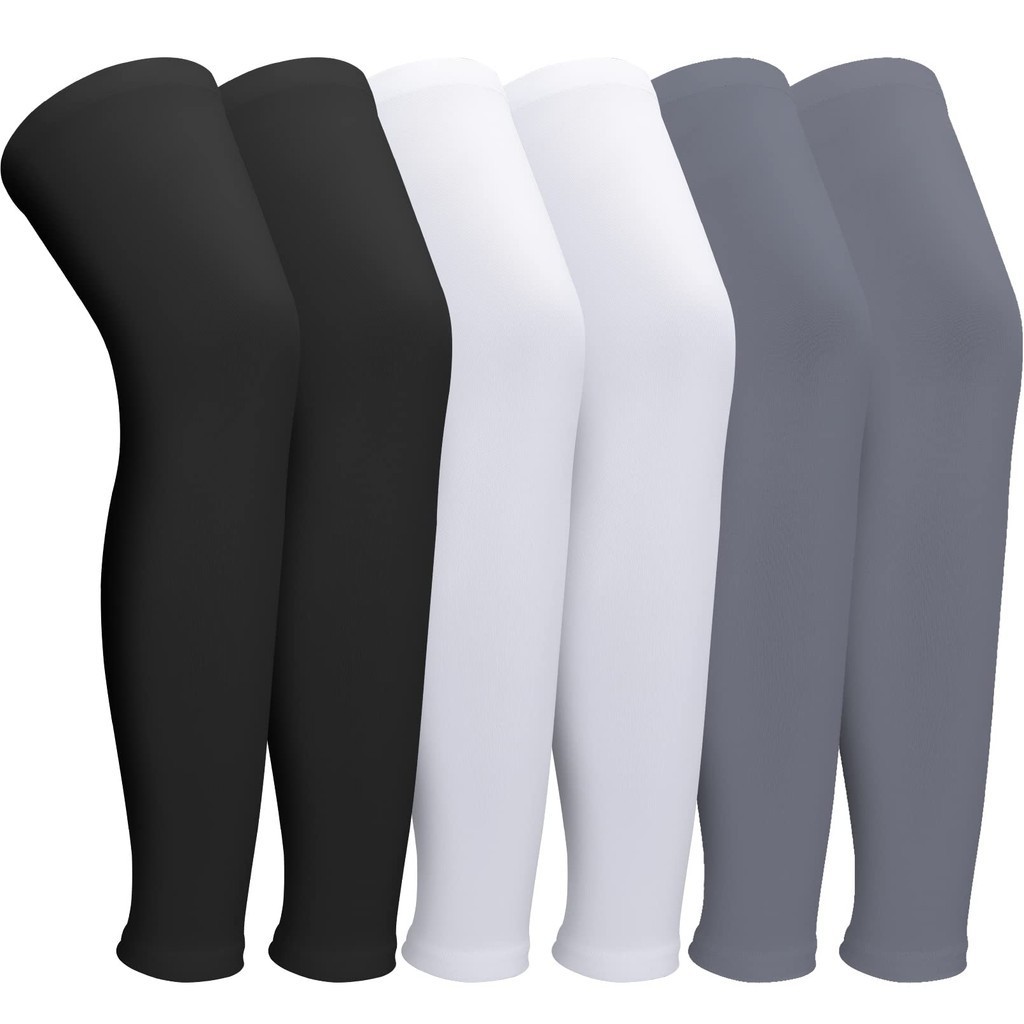 Summer Sun Protection UV Resistant Leg Sleeves for Bike Cycling Hiking ...