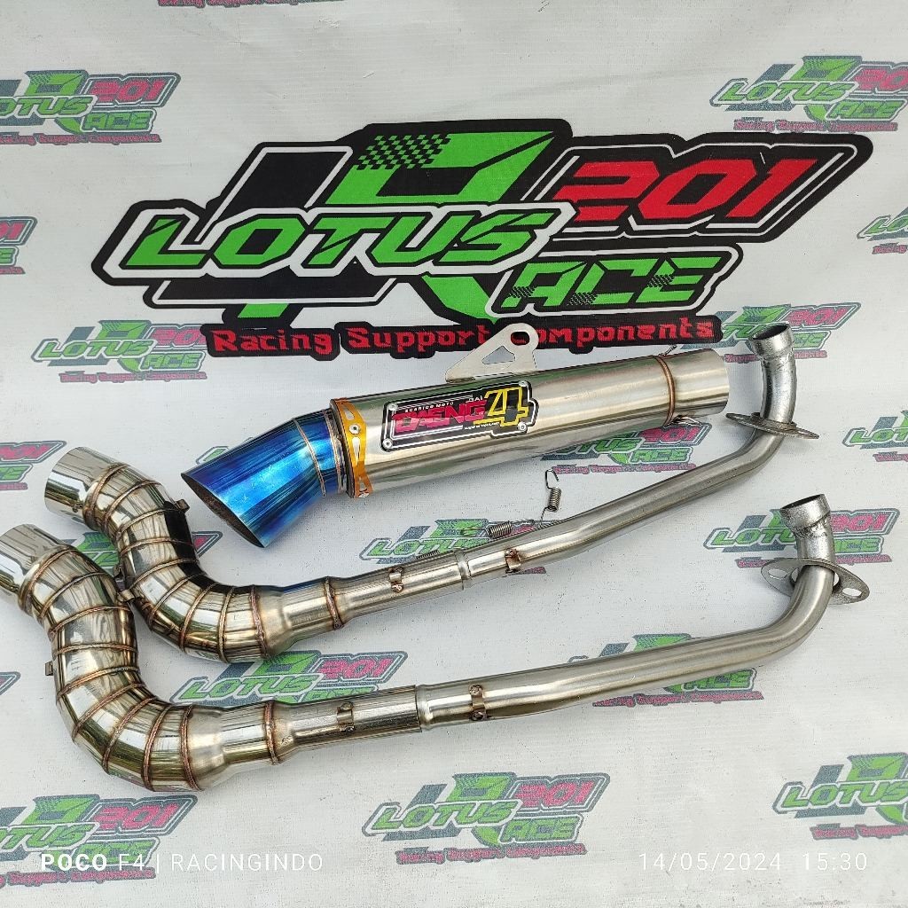 Ds4 EXHAUST DAENG SAI4 BIG ELBOW 51mm INLET wave 100 wave 110 wave 125 ...