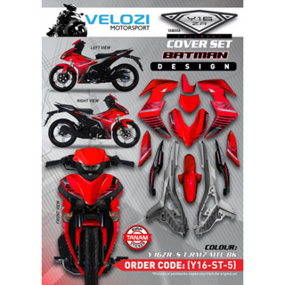 coverset Velozi Batman Y16 Siap Tanam Merah Purba Y16 Purple Purba Y16 ...